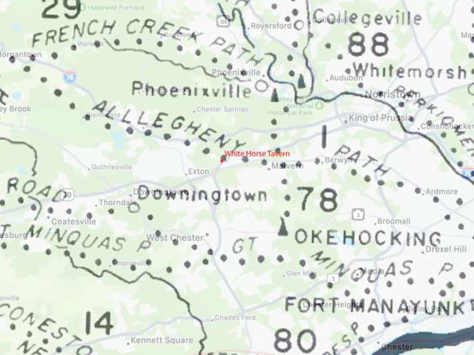 Native American–Allegheny Path | White Horse Tavern